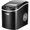 VIVOHOME 26 lbs. Per Day Portable Compact Countertop Ice Maker in Black ...