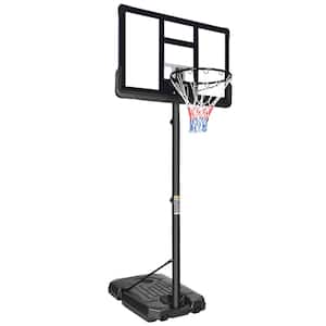 Sudzendf 6.6 ft. to 10 ft. Portable Basketball Hoop Backboard System Stand Height Adjustable ...