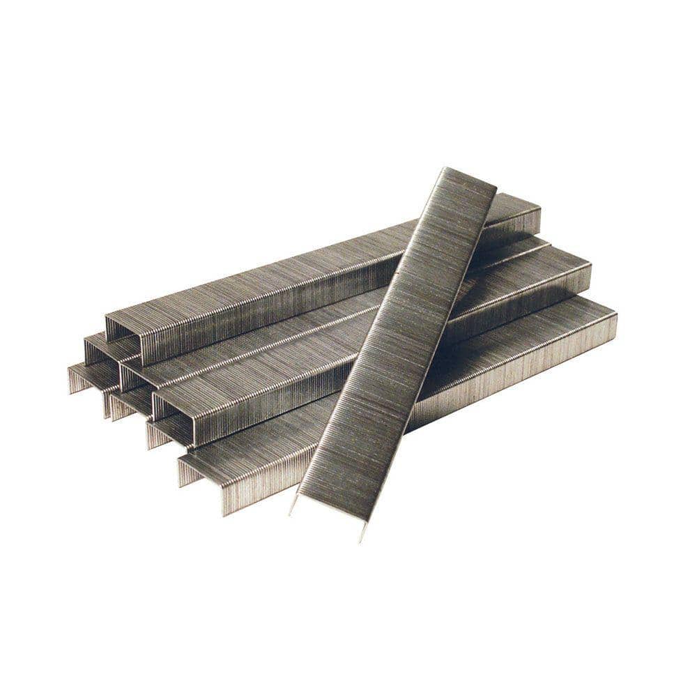 Stanley 3/8 in. Heavy-Duty Narrow Crown Staples (1500 each) TRA706TCS ...