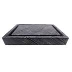 Eden Bath Rectangular Infinity Pool Vessel Sink in Polished Wooden ...