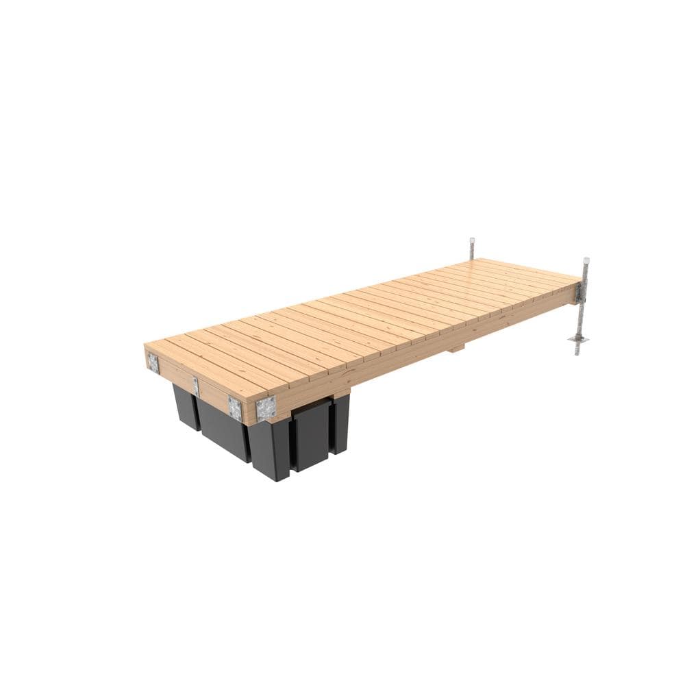 Multinautic 4 ft. x 12 ft. High Freeboard Semi-Floating Dock Hardware ...