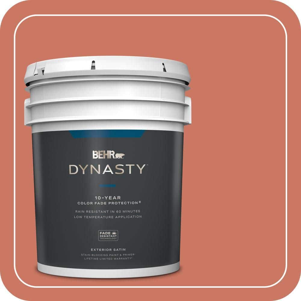 BEHR DYNASTY 5 gal. #MQ4-33 Aloe Blossom Satin Enamel Exterior Stain ...