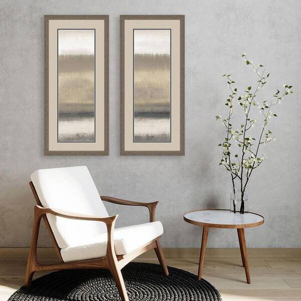 Paragon Medley 2 Piece Framed Giclee Abstract Art Print 44 in. x 20 in ...