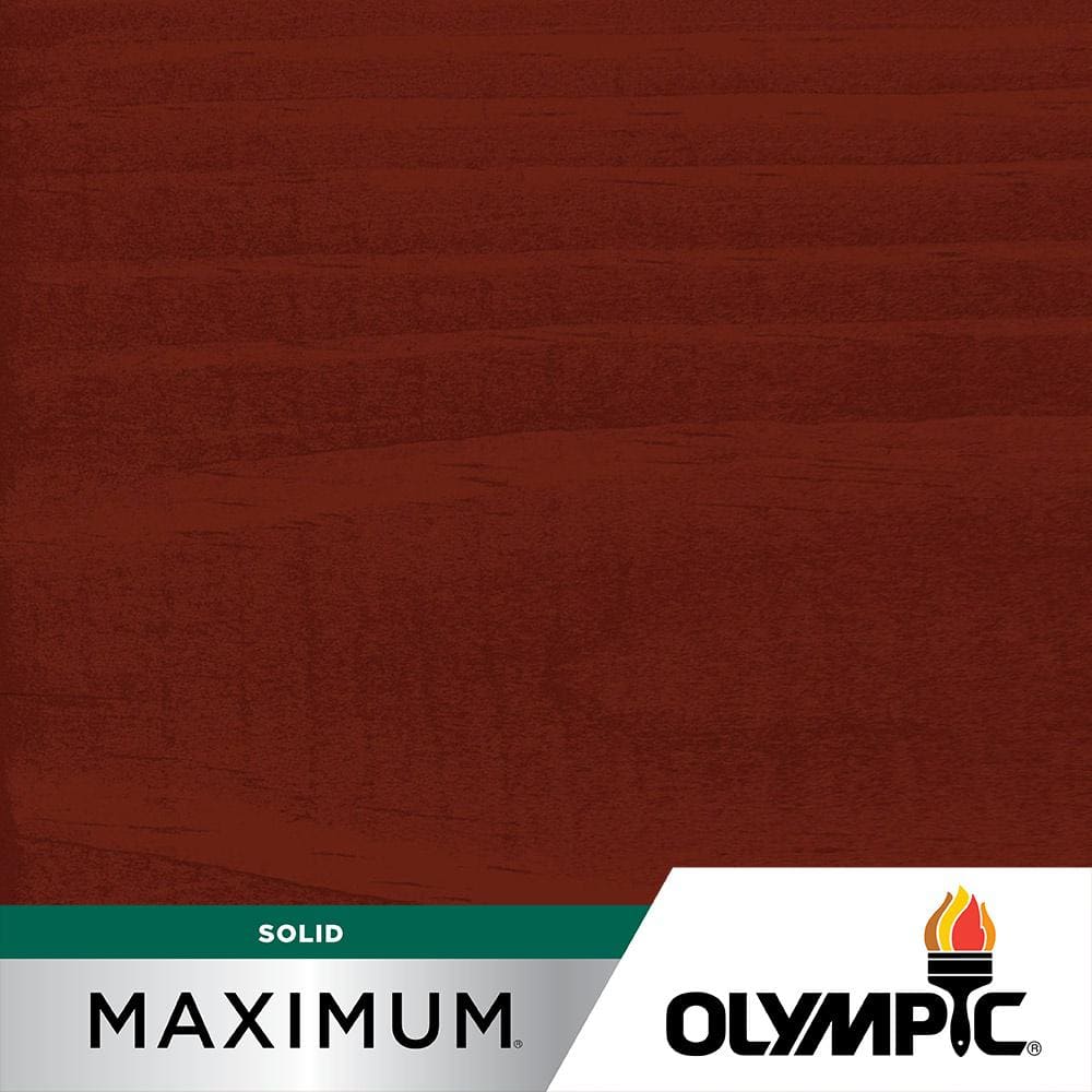 Reviews for Olympic Maximum 5 gal. SC-1022 Spiced Red Solid Color ...