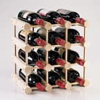Wine Enthusiast Modular 12-Bottle Wine Rack in Mahogany-640 11 02 - The ...
