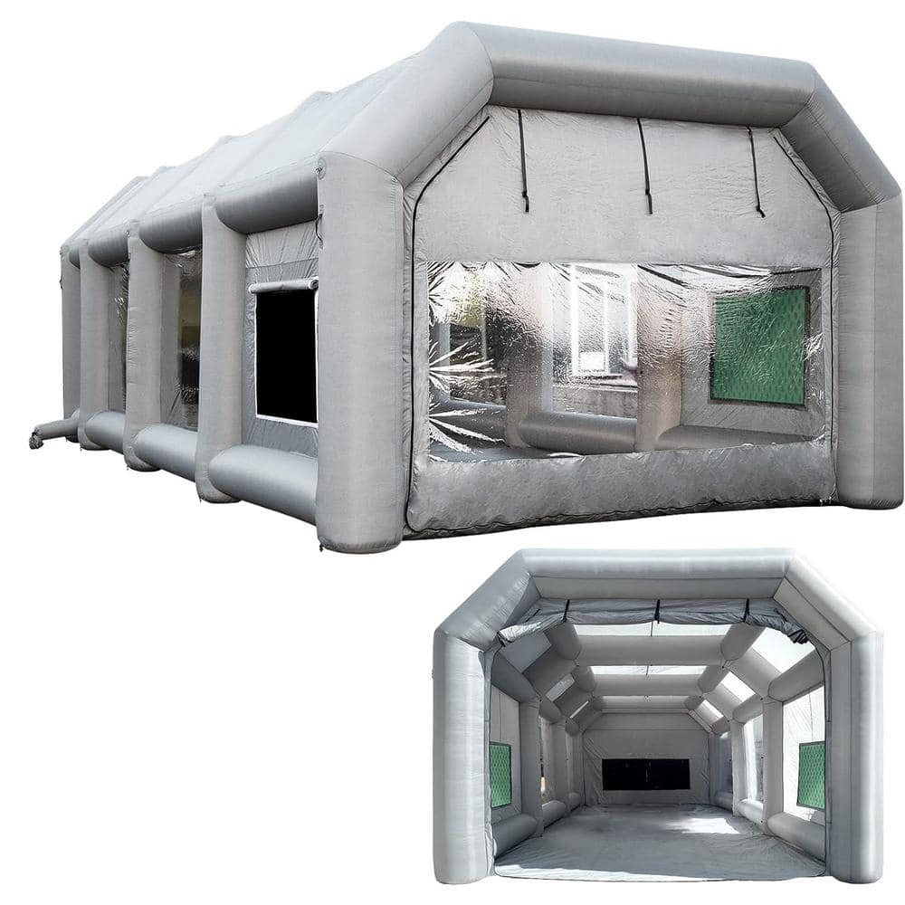 WRIGHTMASTER 33 ft. x 16.5 ft. x 11.5 ft. Portable Inflatable Paint ...