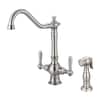 Pioneer Faucets Americana 2-Handle Standard Kitchen Faucet with Side ...