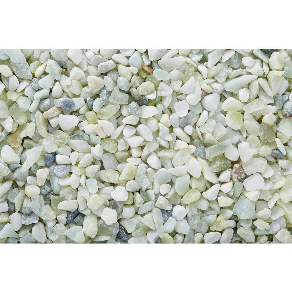 EXOTIC 1/5 in. Jade Bean Pebble (20 lbs. Bag) BPJ20-464 - The Home Depot