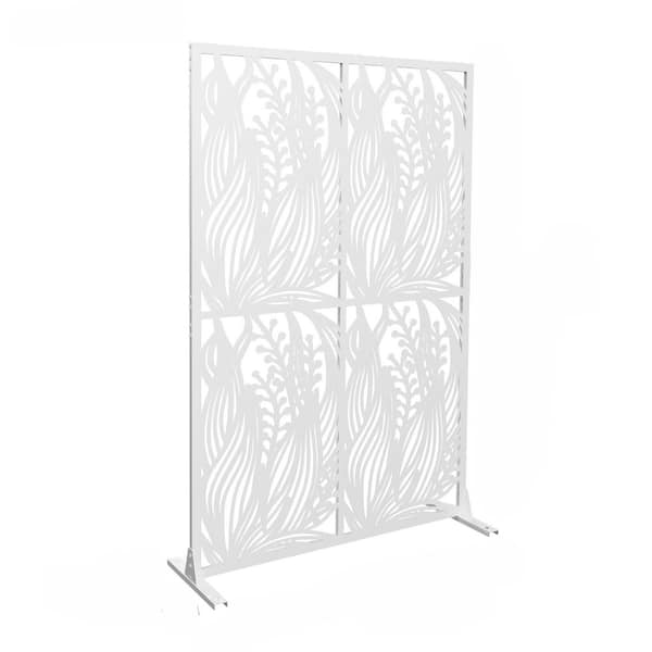 3.8 ft. W x 6 ft. H Metal Privacy Screens, Outdoor and Indoor Divider ...