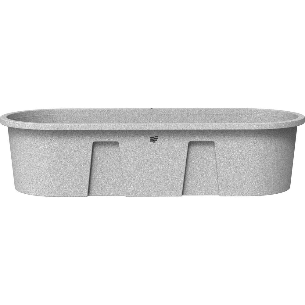 TARTER 3 ft. x 2 ft. x 8 ft. DuraTough Poly 300 Gal. Stock Tank ...