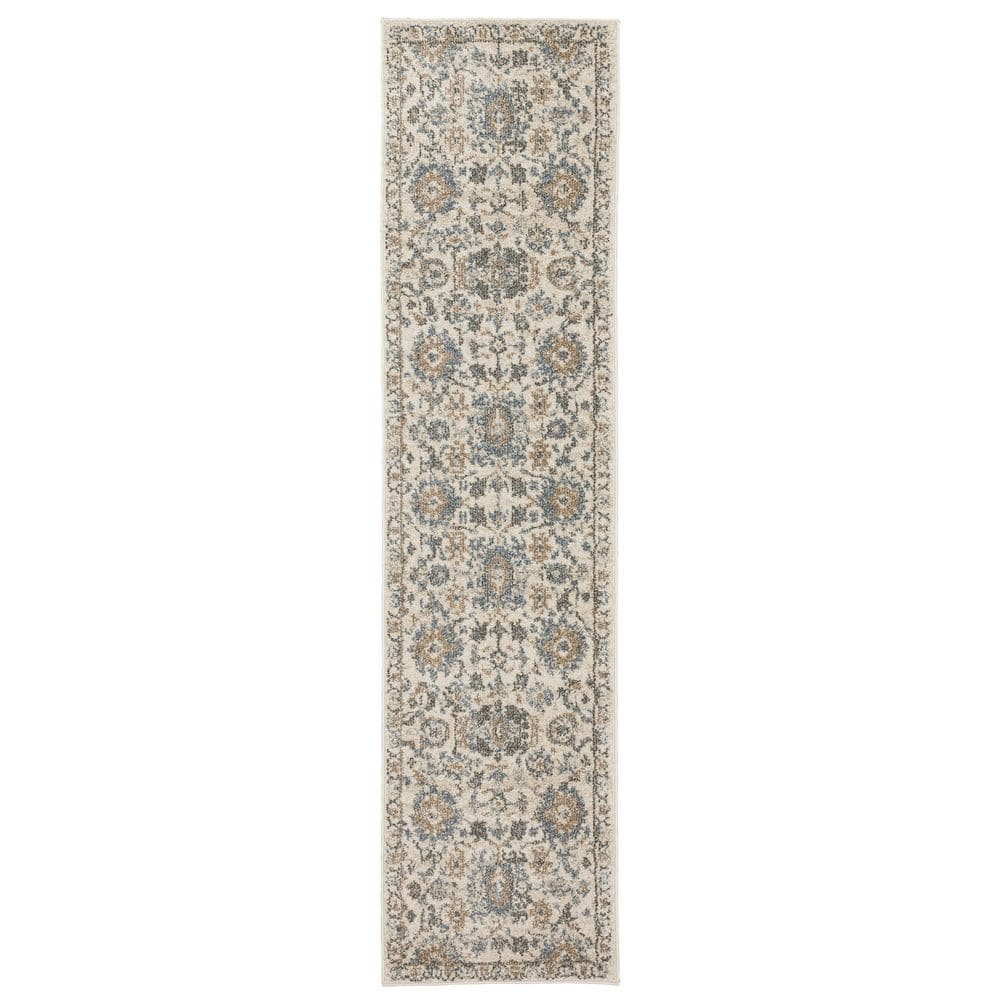 Mohawk Home Grove Elms Gray 1 ft. 11 in. x 10 ft. Runner Rug 847654 ...