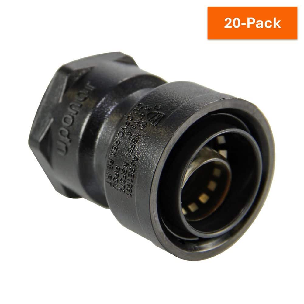 Uponor TotalFit 3/4 in. Push-to-Connect x 3/4 in. NPT Engineered ...