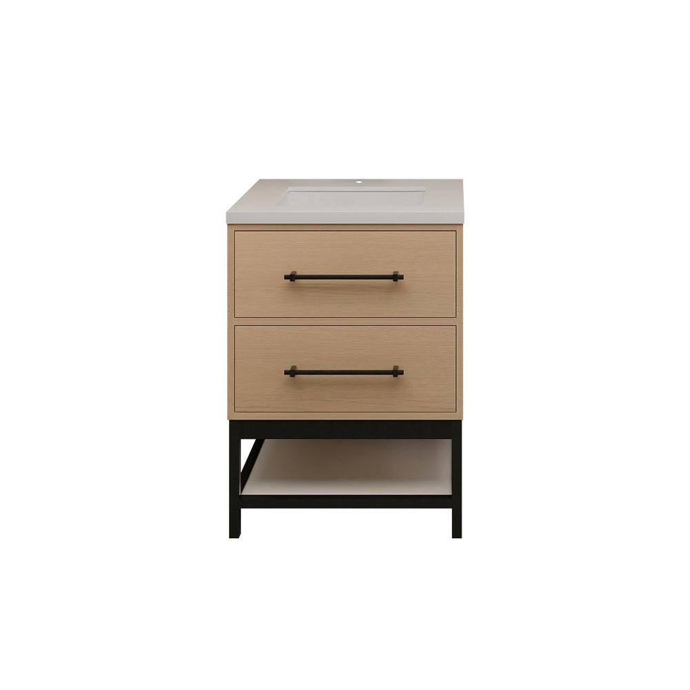 BV Better Vanity Victoria 24 in. W x 20 in. D x 35 in. H Single Sink ...
