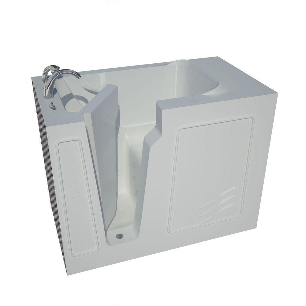 Universal Tubs Nova Heated 4.4 ft. Walk-In Non-Whirlpool Bathtub in ...