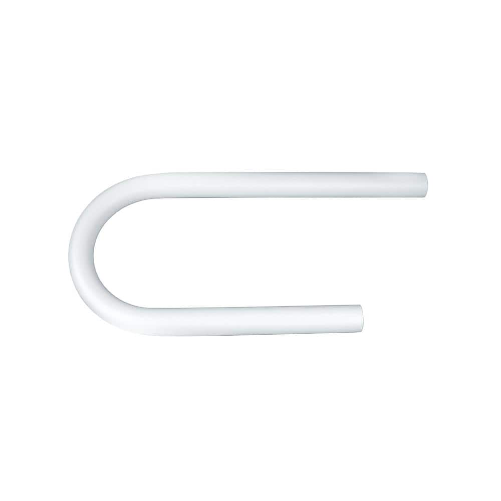 WESTBURY ADA Continuous Handrail Aluminum 180-Degree Elbow White Fine ...