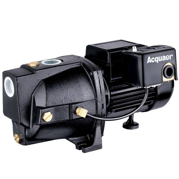 LEO 1 HP 115/230-Volt Cast Iron Shallow Well Jet Pump SJC100-1 - The ...