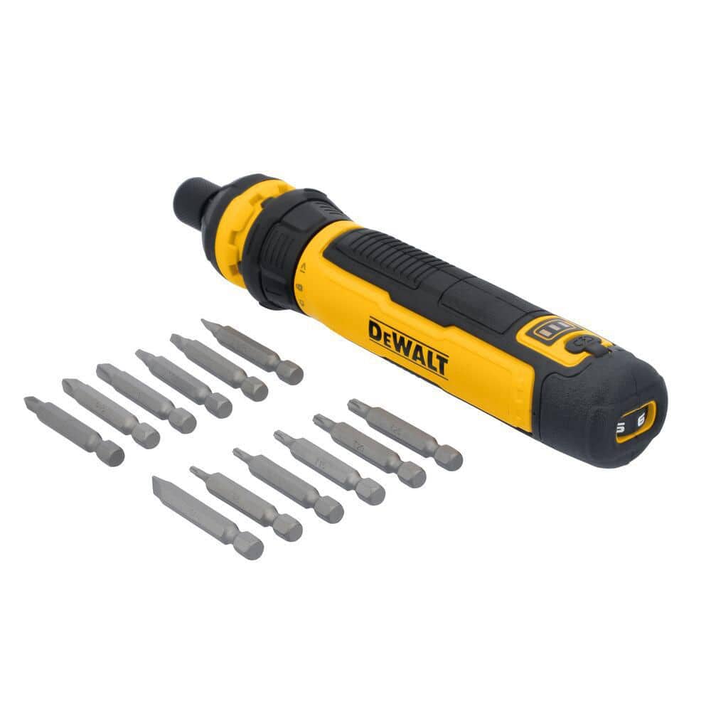 DEWALT 4V Lithium-Ion Cordless 1/4 in. Screwdriver with USB Charger and ...
