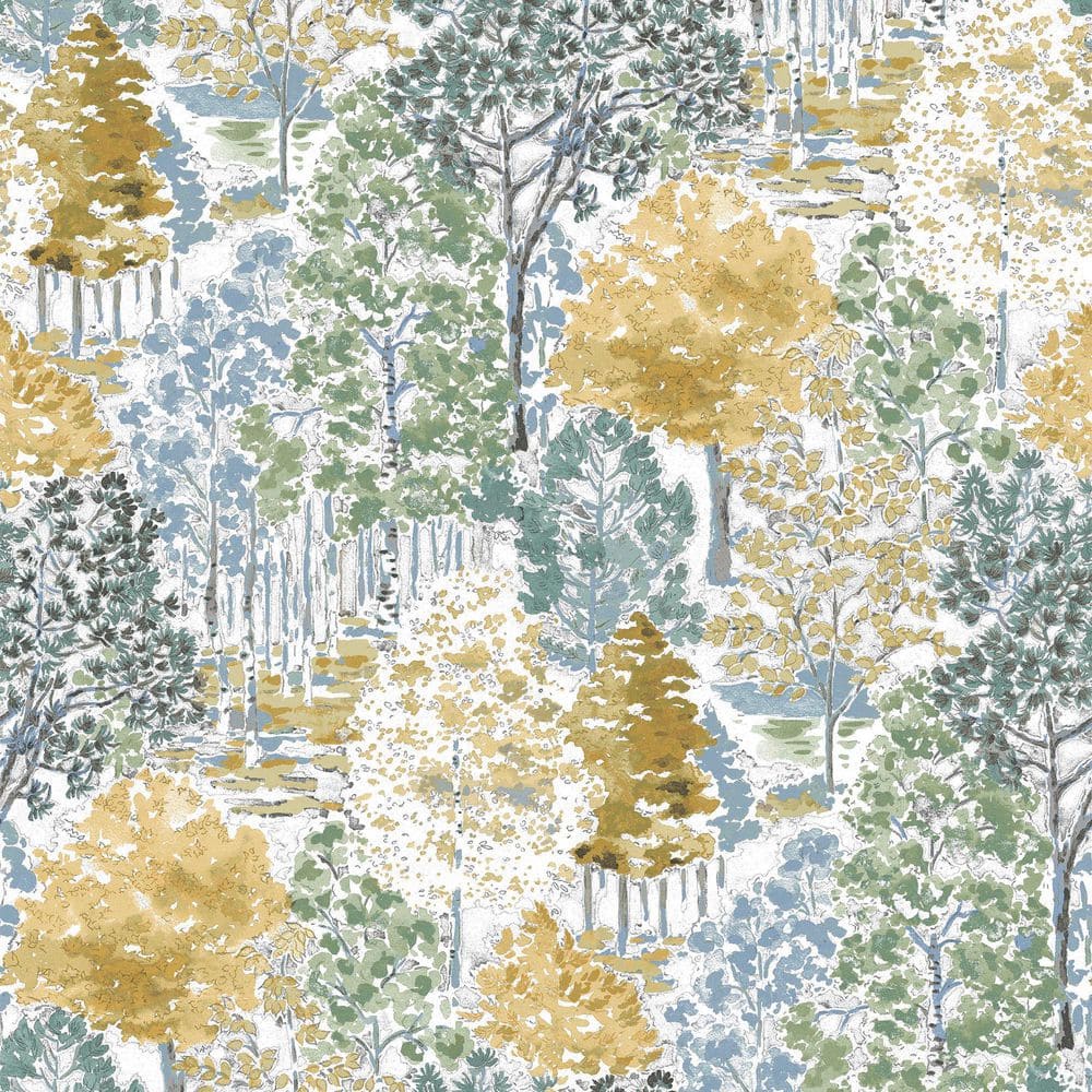 Laura Ashley Laura Ashley Bernwood Chre Yellow Wallpaper 130153 - The ...