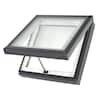 VELUX 46-1/2 in. x 46-1/2 in. Fresh Air Venting Curb-Mount Skylight with Laminated Low-E3 Glass ...