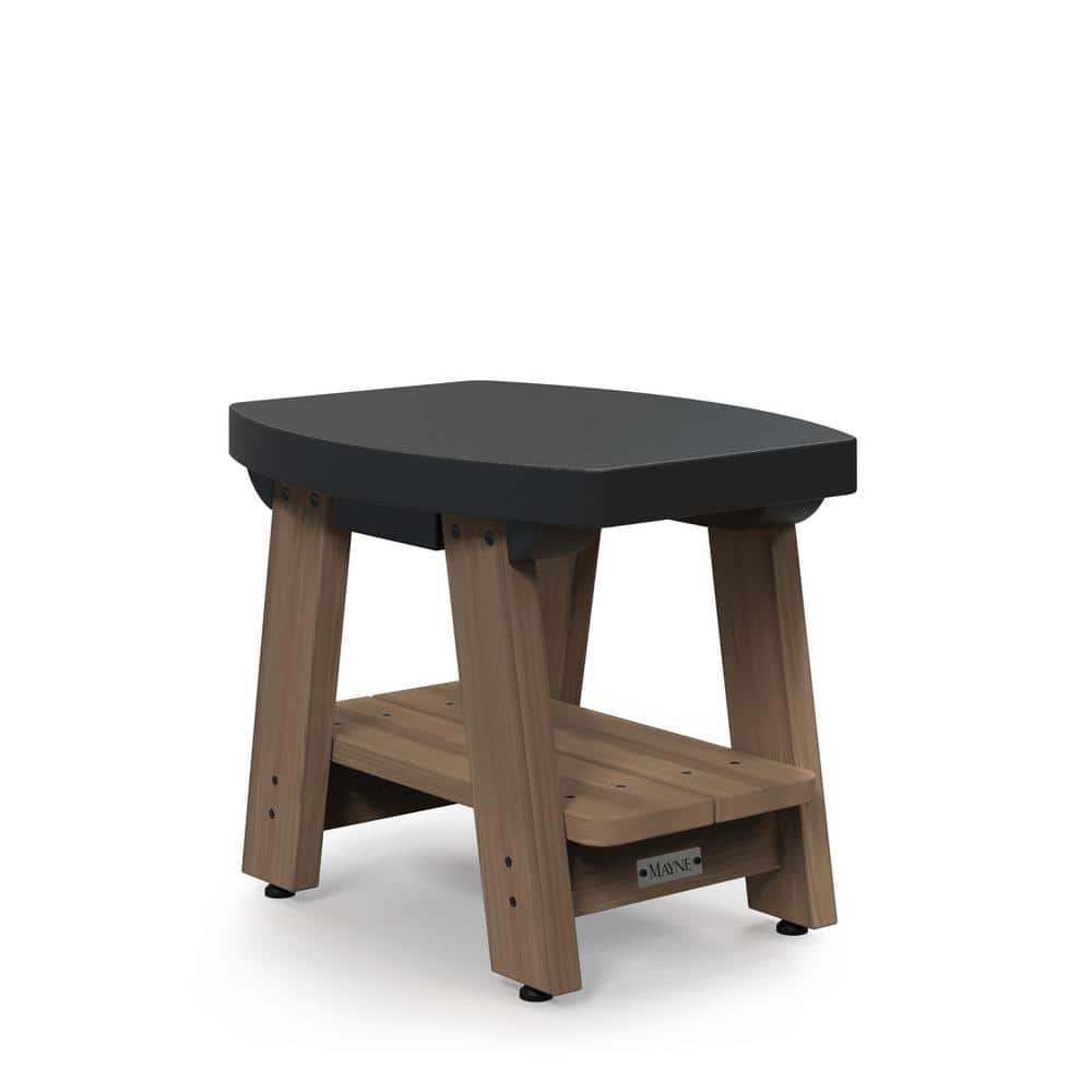 Mayne Mesa Side Table - Black 8703-B - The Home Depot
