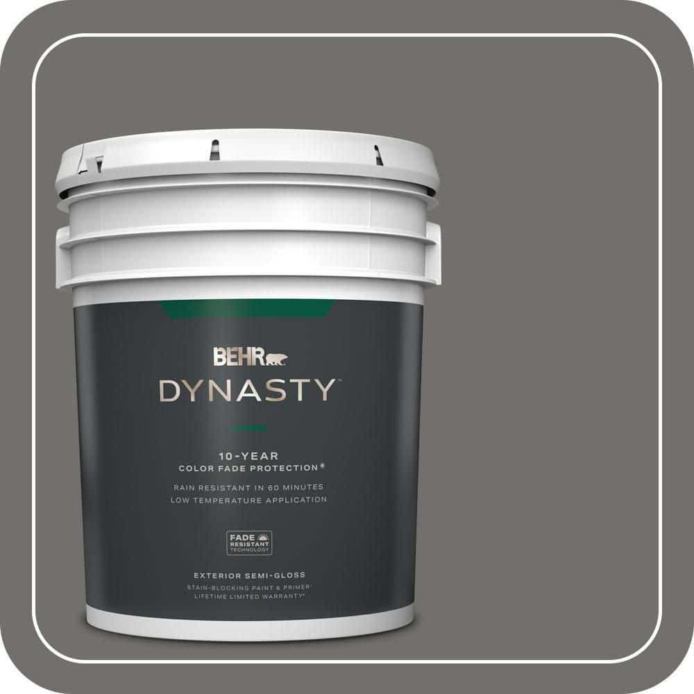 BEHR DYNASTY 5 gal. #PPU24-05 Ancestral Semi-Gloss Exterior Stain ...