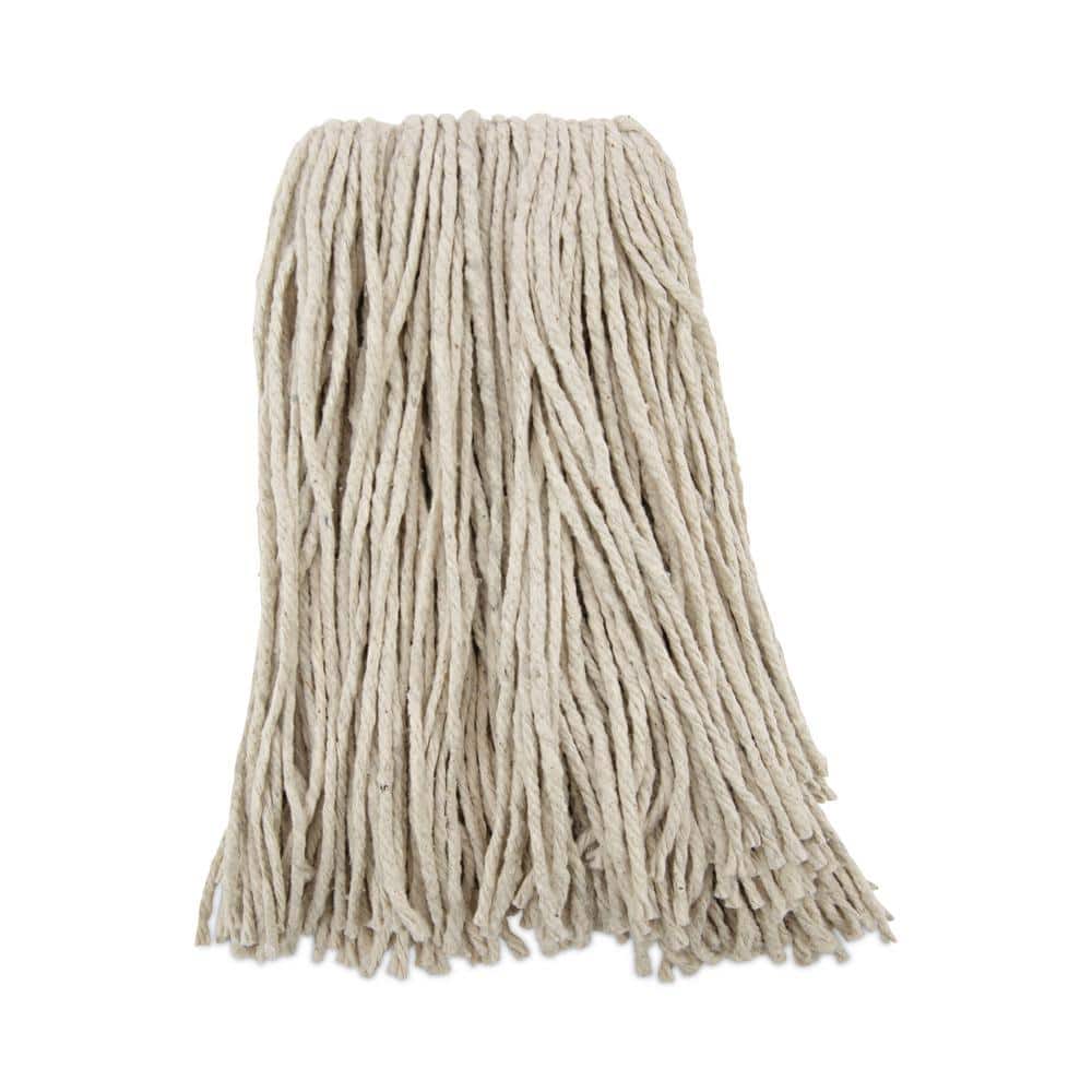 Boardwalk Premium Cut-End Wet Mop Heads, Cotton, 16oz, White, 12/Carton ...