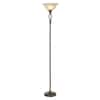 Hampton Bay Rhodes 71-1/2 in. Bronze Floor Lamp TTL 20 Compliant ...