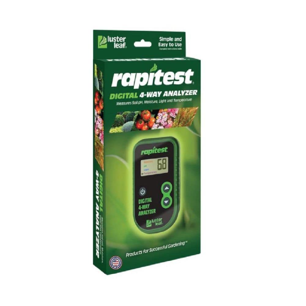 Luster Leaf Rapitest Digital 4-Way Analyzer 1885X - The Home Depot