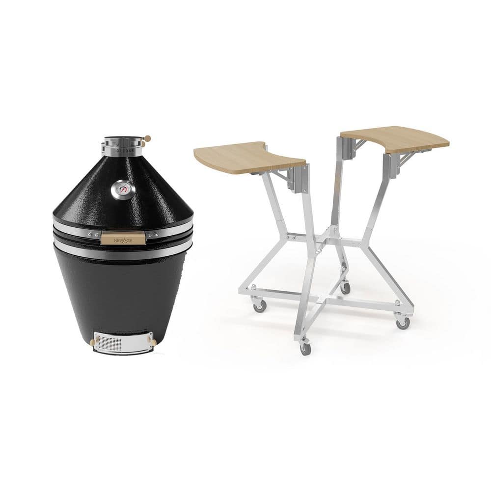 Reviews for NewAge Products 22 in. Kamado Ceramic Charcoal Grill in ...