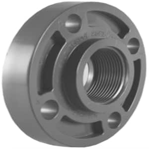 Charlotte Pipe 1-1/2 in. Schedule 80 Van Stone Flange Socket PVC 08530 ...