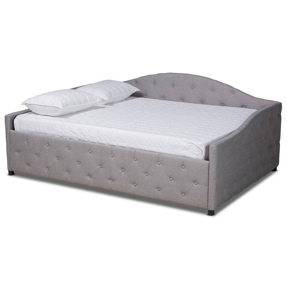 Baxton Studio Becker Gray Full Daybed 184-11086-HD - The Home Depot