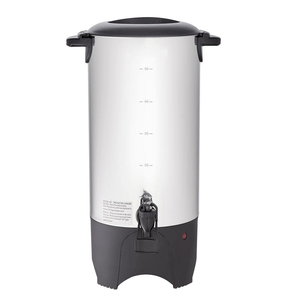 SVOPES 50-Cup Commercial Coffee Urn, Stainless Steel Dispenser, 1000W ...
