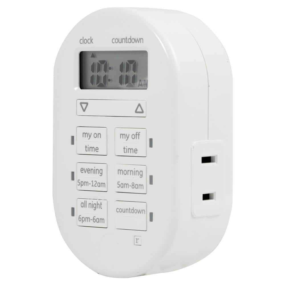 Defiant 15 Amp Plug-In Indoor Digital Timer 31072 - The Home Depot