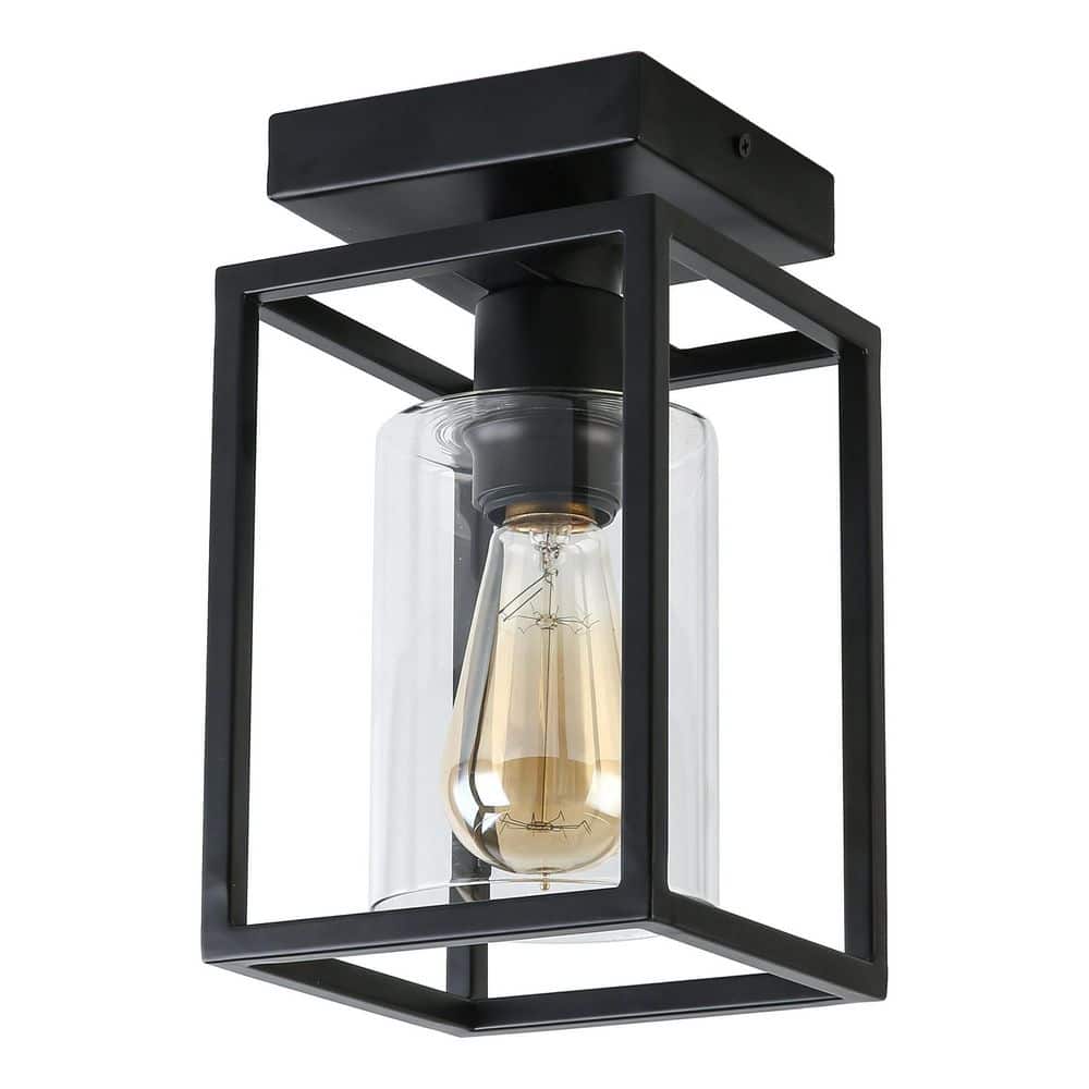 Have a question about YANSUN 5.51 in. 1-Light Black Farmhouse ...