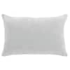 French Connection Liam Contemporary Light Gray 16 in. x 24 in. Plush ...