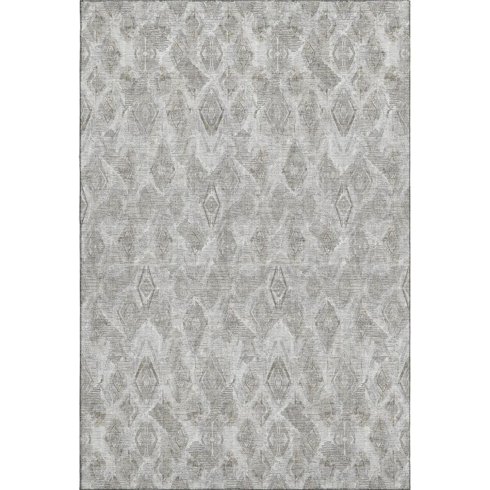 Addison Rugs Mayfield Premium Machine Washable Indoor/Outdoor Geometric ...