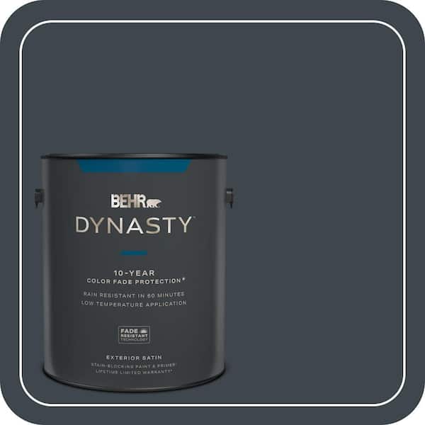 BEHR DYNASTY 1 gal. #PPU25-23 Winter Way Satin Enamel Exterior Stain ...