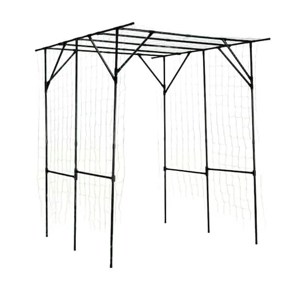 FAWEY TRED INC 78 x 78 inches Plastic-Coated Metal Garden Arch Trellis ...