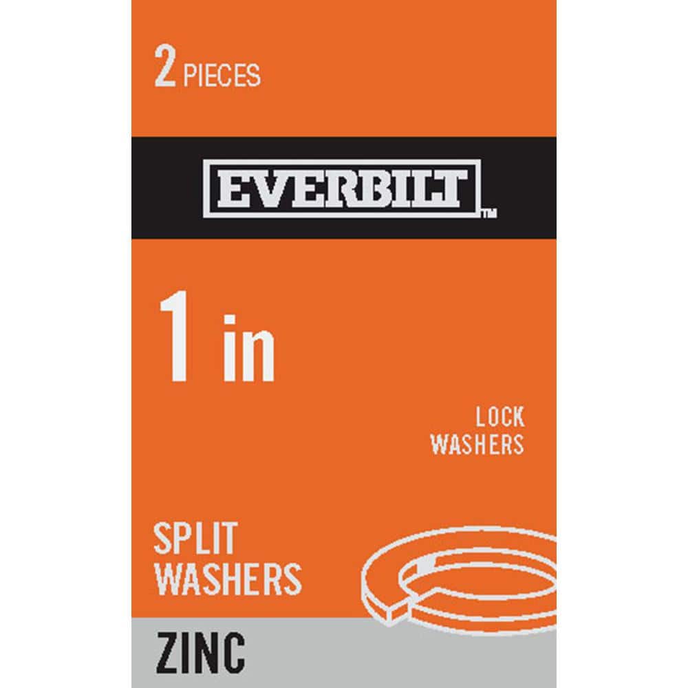 Everbilt 1 in. Zinc Plated Lock Washer (2-Pack) 820271 - The Home Depot