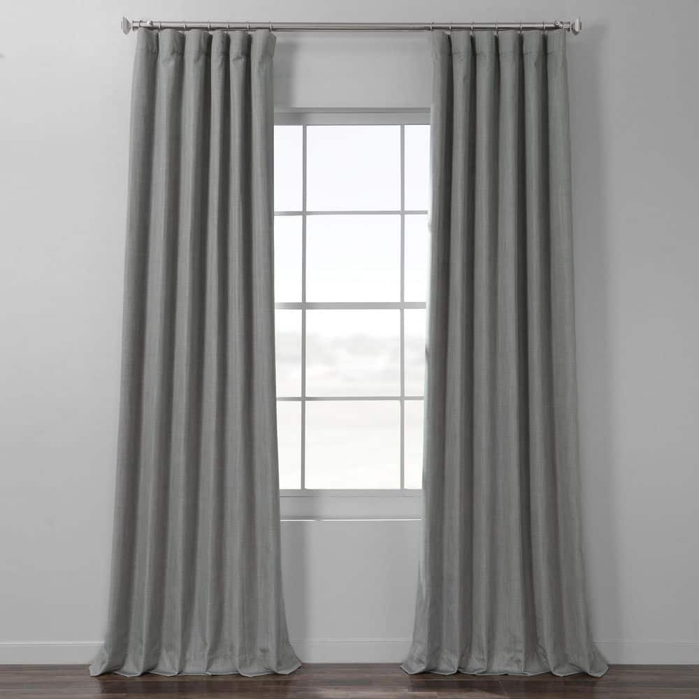 Exclusive Fabrics & Furnishings Pebble Grey Gray Textured Italian Faux ...