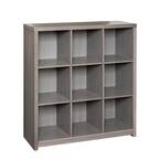 Home Basics Open and Enclosed Tiered 6 MDF Cube Organizer, Oak HDC95103 ...