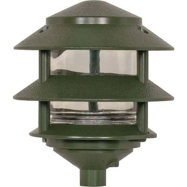 SATCO Nuvo Green Hardwired Water Resistant Path Light with No Bulbs ...