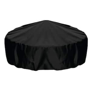 Two Dogs Designs 44 in. Square Polyester Fire Pit Cover in Black 2D ...