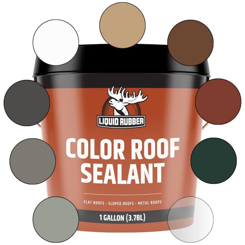 LIQUID RUBBER Color Sealant A-205 1 Gal. Waterproof Coating for Metal ...