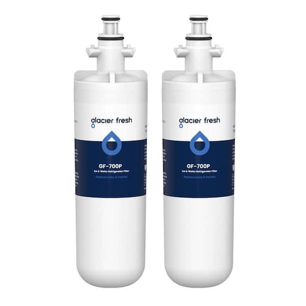 GLACIER FRESH Replacement for LG LT700P Refrigerator Water Filter, 2 ...