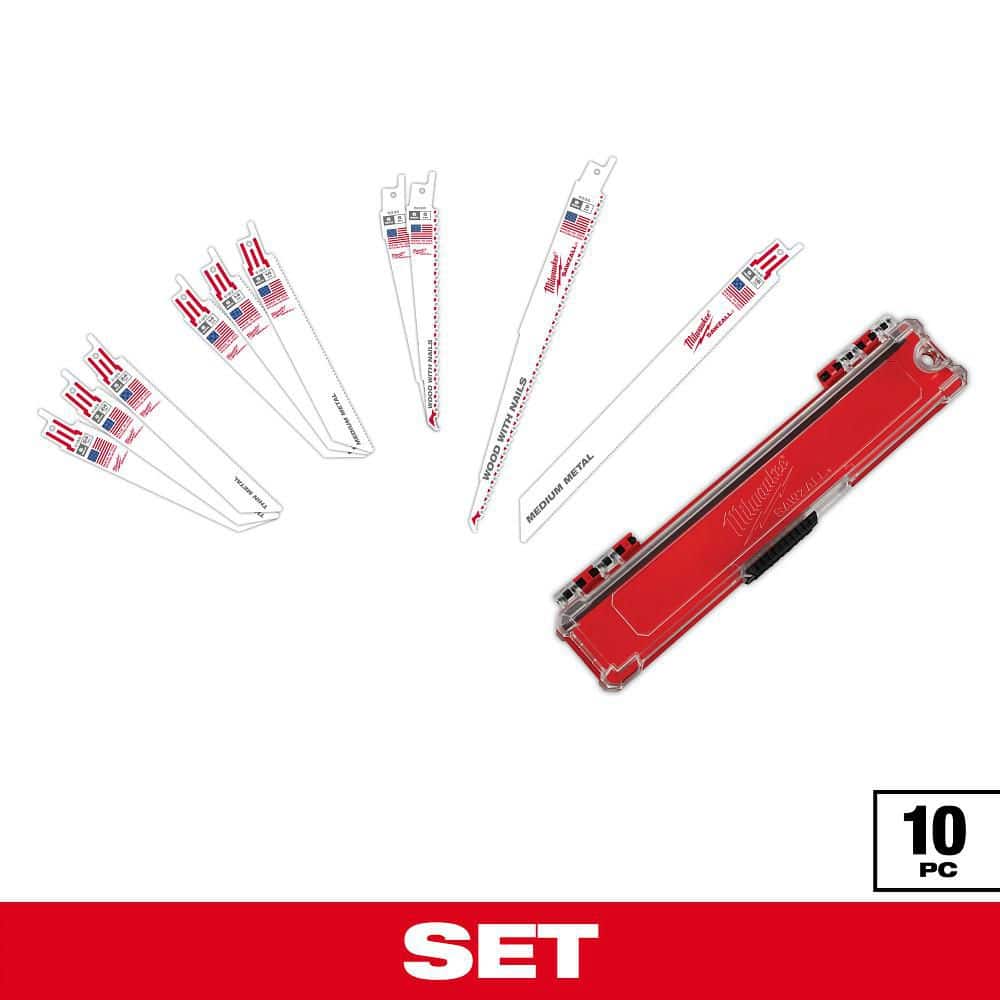 Milwaukee SAWZALL Wood and Metal Cutting Bi-Metal Reciprocating Saw ...
