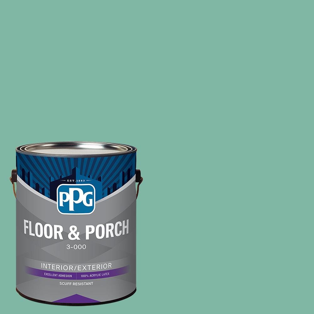 Reviews for PPG 1 gal. PPG1140-4 Key Largo Satin Interior/Exterior ...