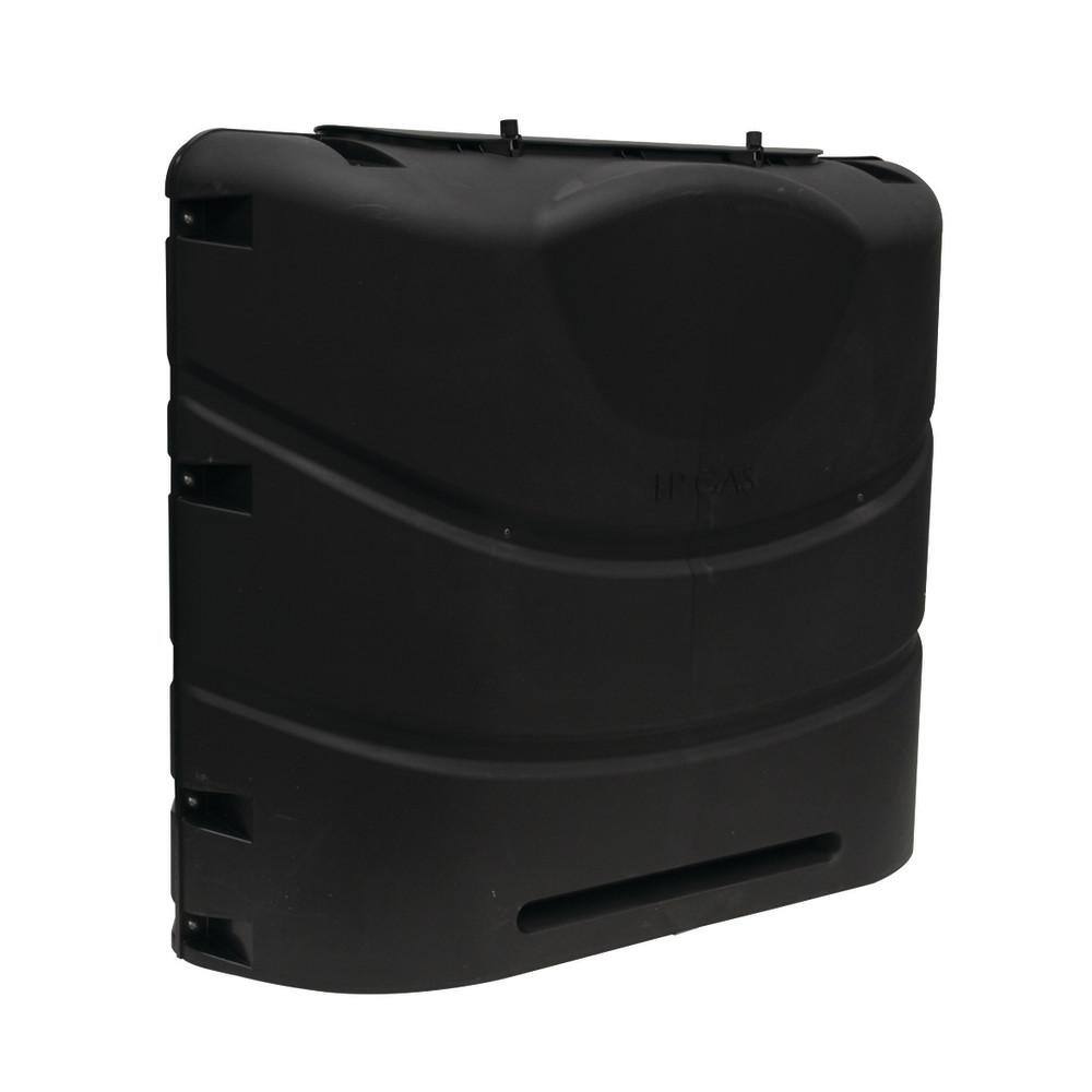 Camco Heavy-Duty Black Propane Tank Cover for 30lb. Steel Double Tanks ...