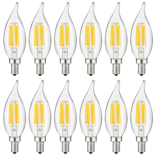Sunlite 60-Watt Equivalent CA11 UL Listed Candelabra Screw E12 LED ... Sunlite 60-Watt Equivalent CA11 UL Listed Candelabra Screw E12 LED ...