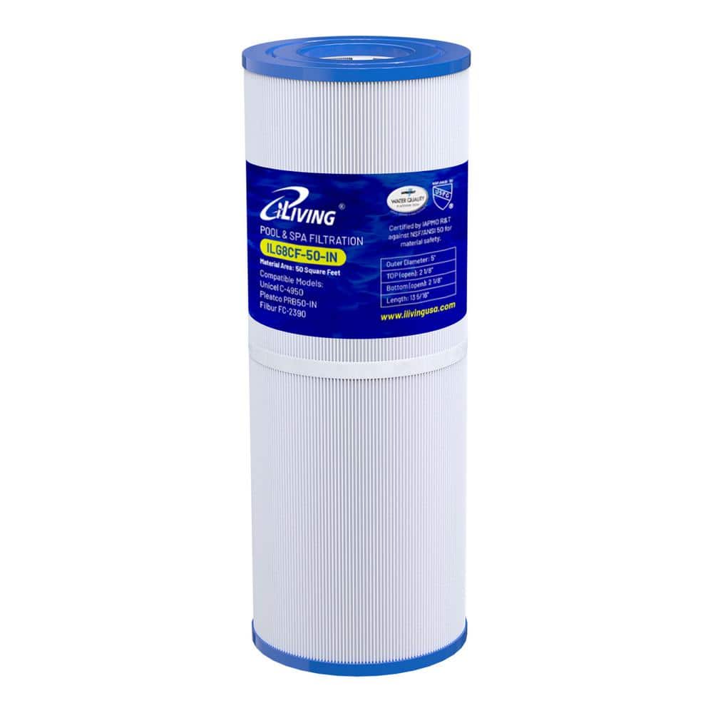 iLIVING ILG8CF-50-IN Pool and Spa Filter Replacement, Compatible with ...